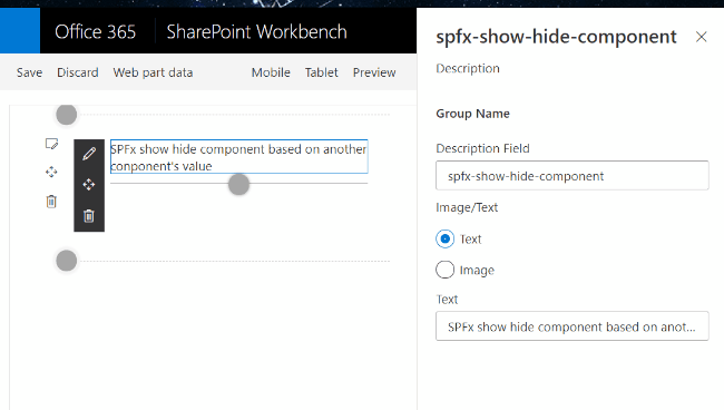 Showhide Property Pane Component Based On Another Components Value In Spfx 9142