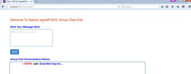 Signalr Message Conversation App Using Aspnet Mvc 5 In Real Time Scenario