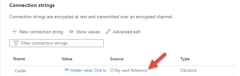 Simple Configuration Of Connection String Through Key Vault 