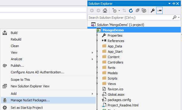 Simple Crud Operation Using Aspnet Mvc And Mongodb