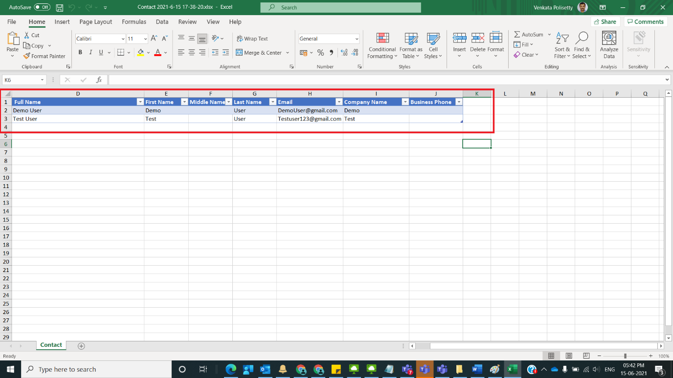Simple Data Import Of Contacts In Dynamics 365 Crm 3068