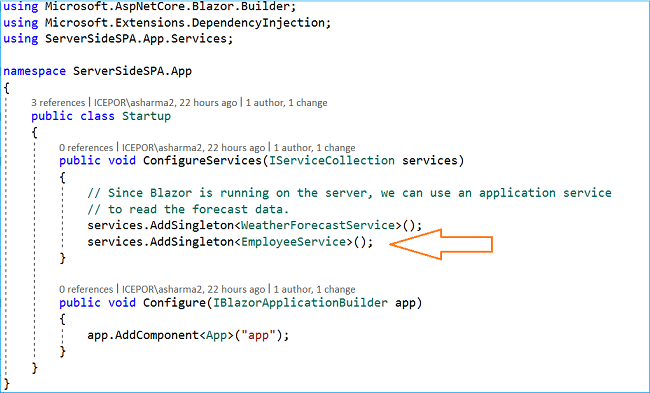 Single Page Application Using Server-Side Blazor Single Page Application Using Server-Side Blazor