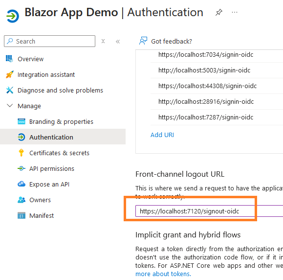 Single Sign-out in Azure AD B2C for the Registered Applications Single Sign-out in Azure AD B2C for the Registered Applications