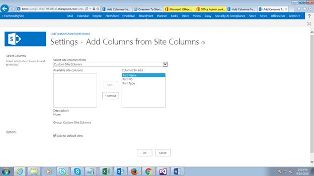 Site Columns Through SharePoint Hosted Apps