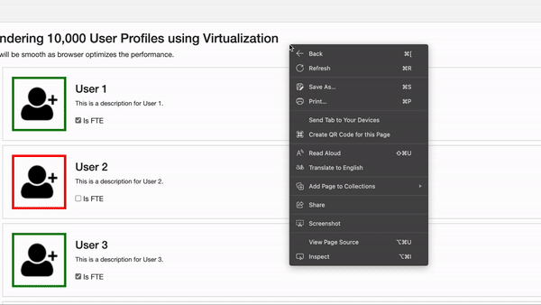Skip loops, use Virtualization in Blazor