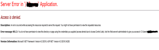 Solution To Common Errors While Hosting Web Api In Iis