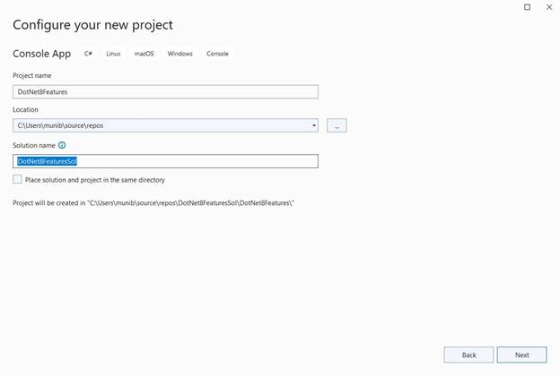 New Features In .NET 8