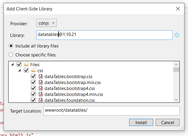 Sort Page And Export Data Of Html Table Using Jquery Datatable In Net Core Mvc 0434