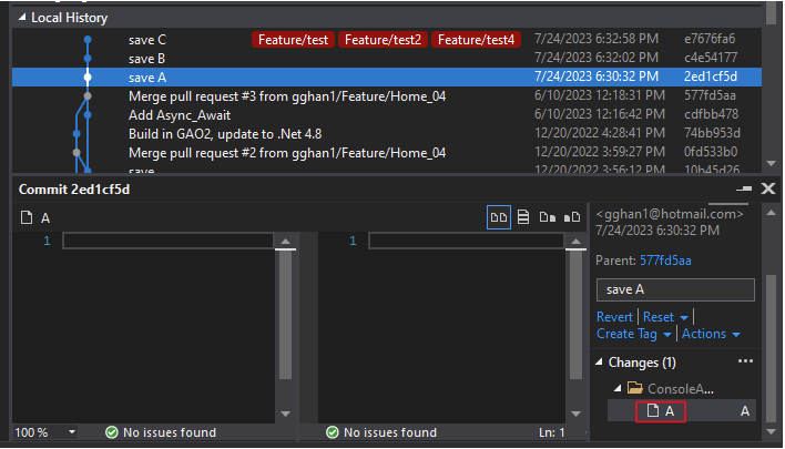 Source Control 4 9 2 Git Merge In Client Side