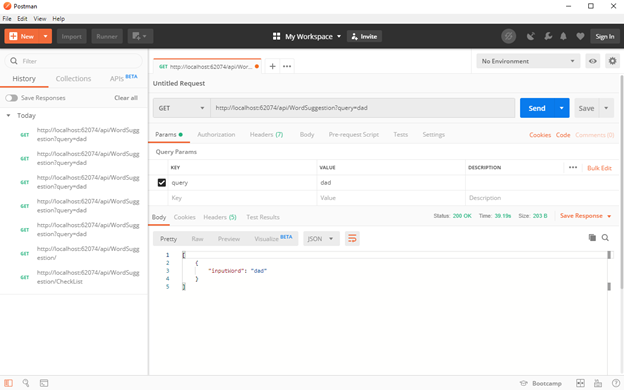 Spelling Checker API In ASP.NET Core