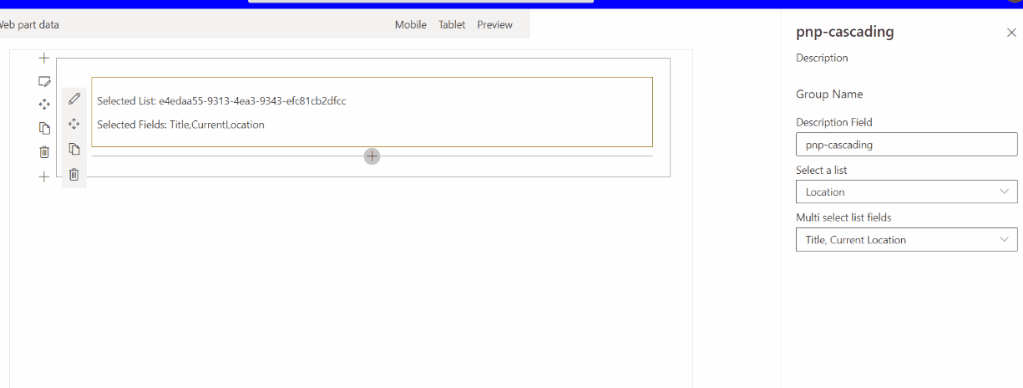 SPFx Cascading Dropdown In Property Pane SPFx Cascading Dropdown In Property Pane