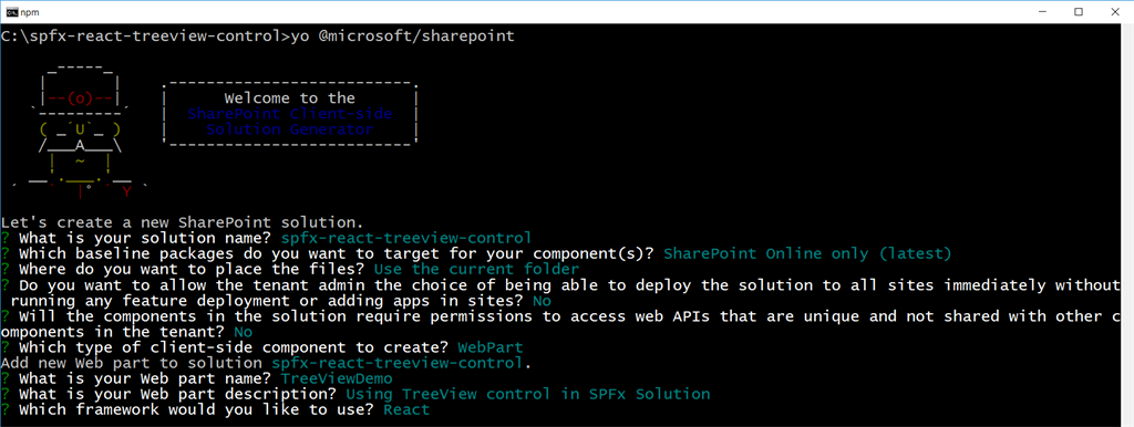 SPFx Reusable PnP React control: TreeView