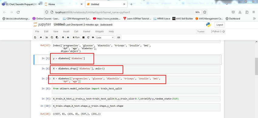 Splitting Of Datasets in Machine Learning