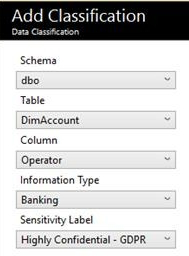 SQL Data Discovery And Classification In SSMS