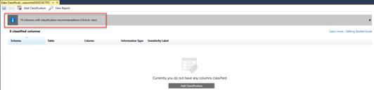 SQL Data Discovery And Classification In SSMS