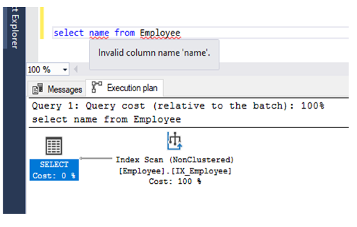 SQL Query Execution Plan Operations