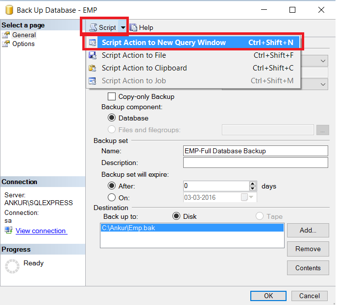 SQL Server Database Backup and Restore SQL Server Database Backup and Restore