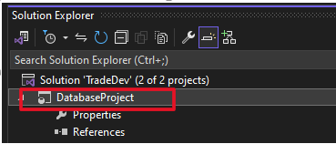 SSRS (4) --- SQL Server Database Project in Visual Studio
