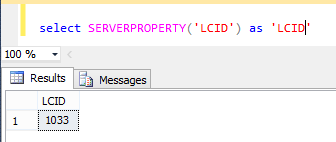 SQL Server - Get The Collation Details