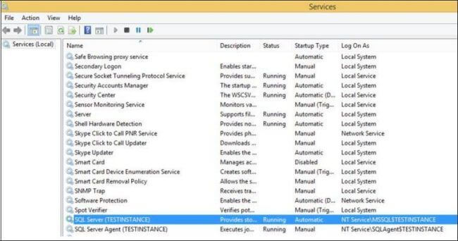 SQL Server - Services
