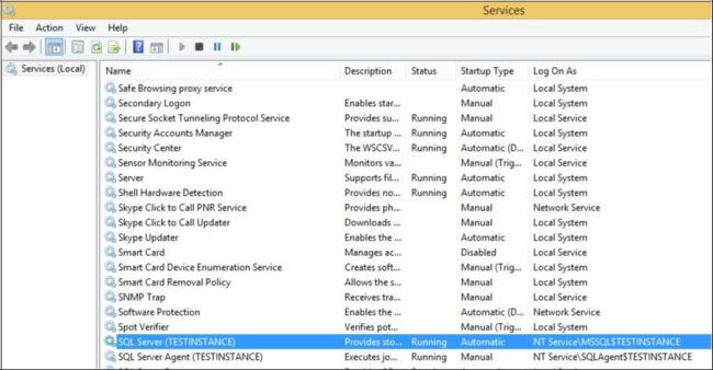 SQL Server - Services