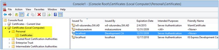 SSL Certificate Based Authentication In Web API Project
