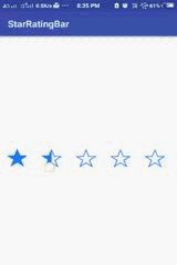Star Rating Bar In Android Using Android Studio