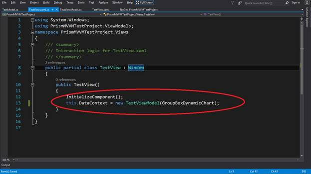 Static And Dynamic Line Chart In Wpf With Mvvm Pattern Using Prism Library