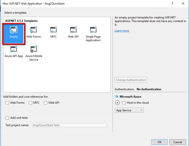 Step By Step Angular 2 Implementation In Visual Studio Update 3