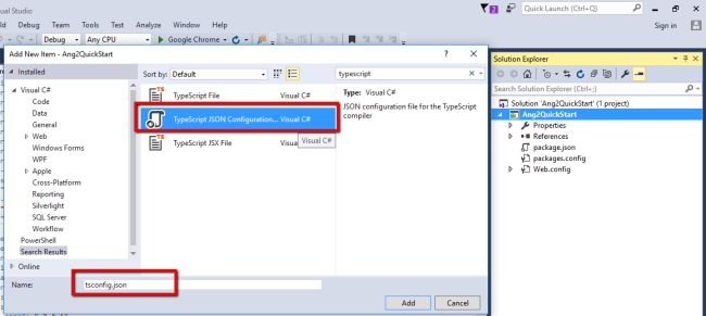 Step By Step Angular 2 Implementation In Visual Studio Update 3