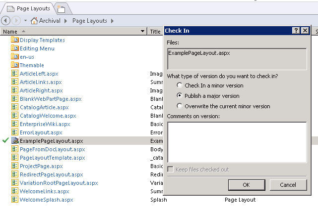 Steps To Create Page Layouts In SharePoint 2013 Using SharePoint Designer