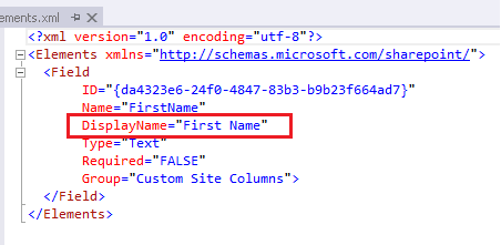 Steps To Create Site Columns In SharePoint 2013 Using Visual Studio