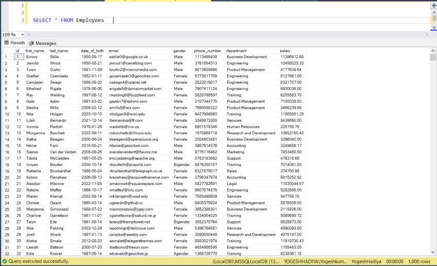 Stored Procedure With Searching, Sorting And Pagination In SQL Server
