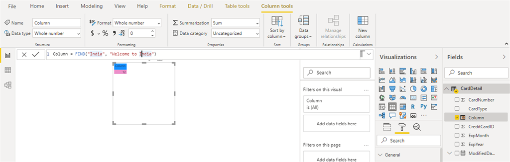String Functions Or Text DAX Function In Power BI