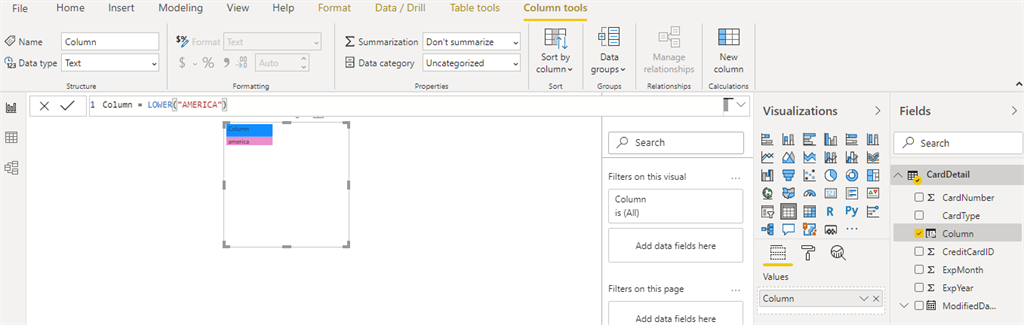 String Functions Or Text DAX Function In Power BI