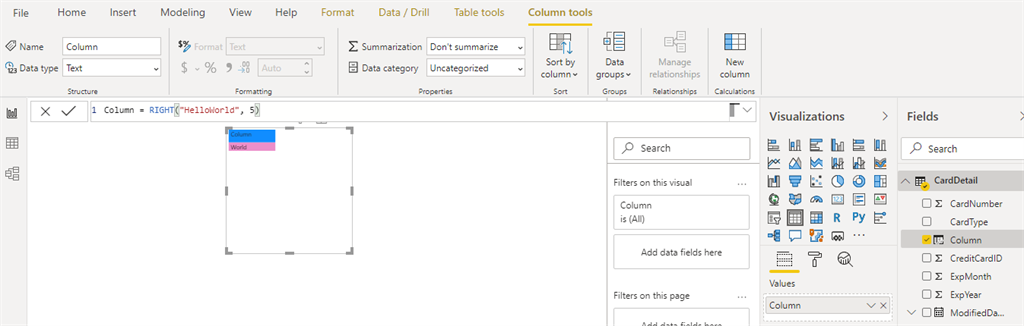 String Functions Or Text DAX Function In Power BI