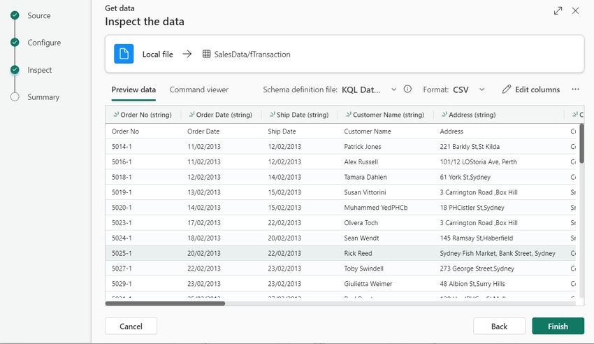 Supported File Types for Data Ingestion into KQL Database in Fabric