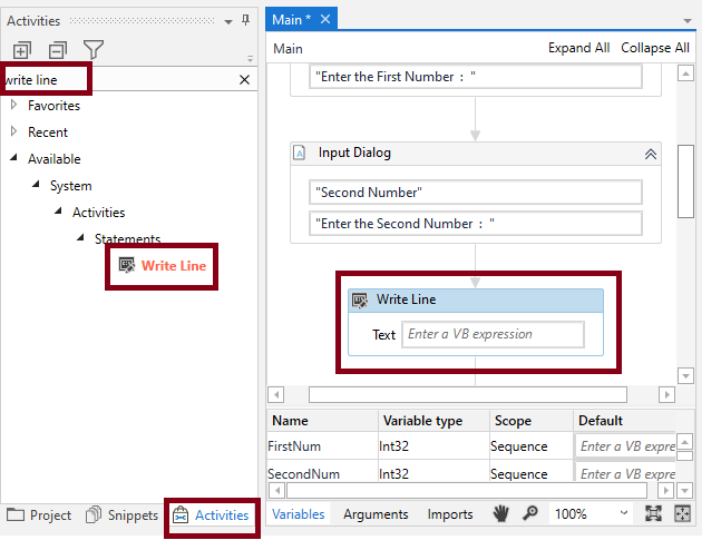 Swapping Two Numbers Using UiPath Studio Swapping Two Numbers Using UiPath Studio