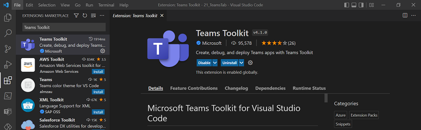 Teams Toolkit For Creating Microsoft Teams Tab Teams Toolkit For Creating Microsoft Teams Tab