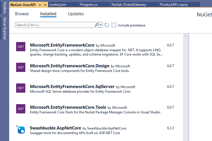 Microservices Implementation With Ocelot Gateway Using .NET Core 6 API And Angular 14