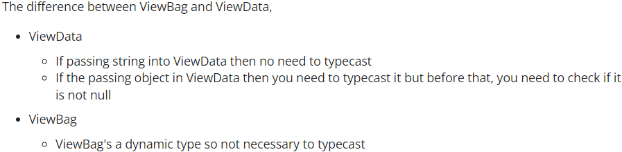 Pass Data Across Views In .NET MVC Pass Data Across Views In .NET MVC