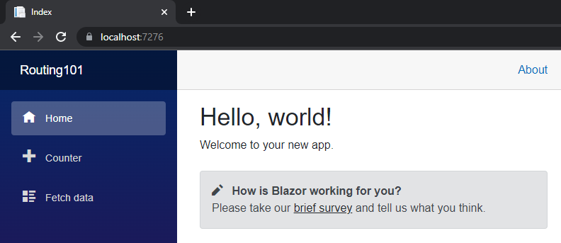 Routing In Blazor