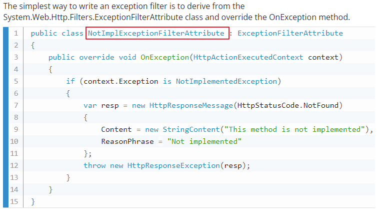 Exception Handling (5), in ASP.NET Summary