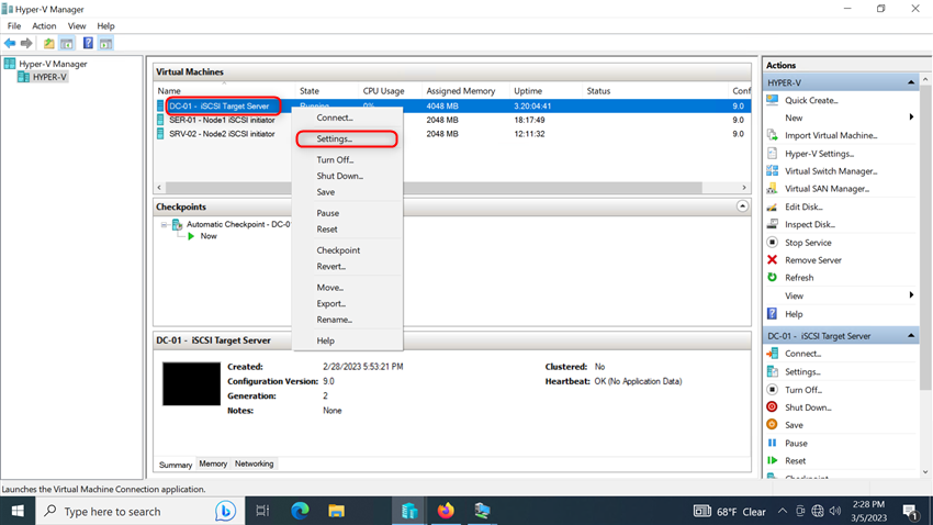 Install And Configure Two Node Failover Cluster 7934