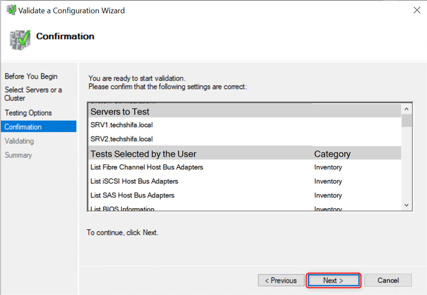 Install And Configure Two Node Failover Cluster 3702