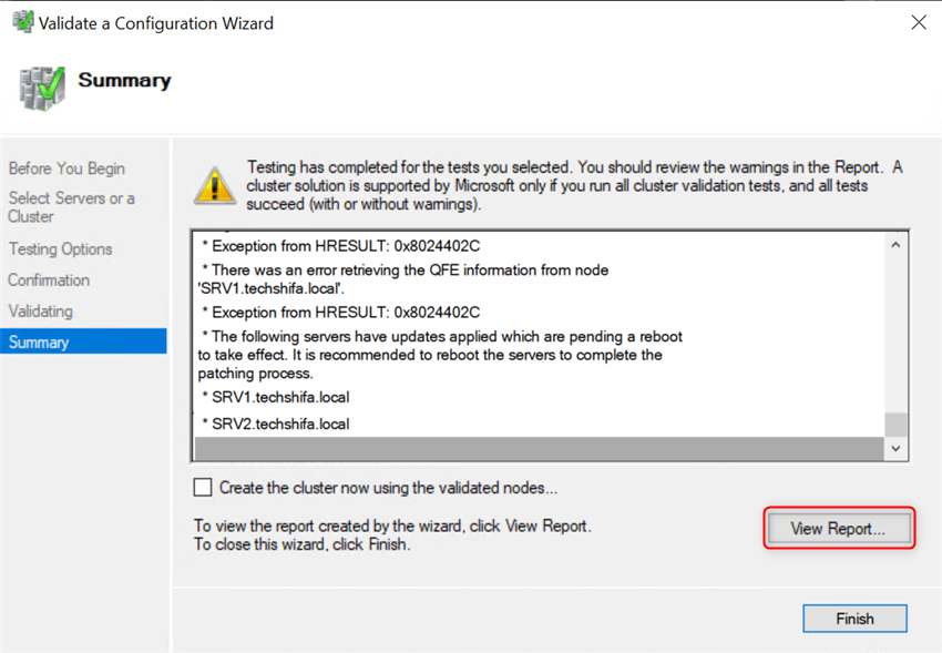 Install And Configure Two Node Failover Cluster Install And Configure Two Node Failover Cluster