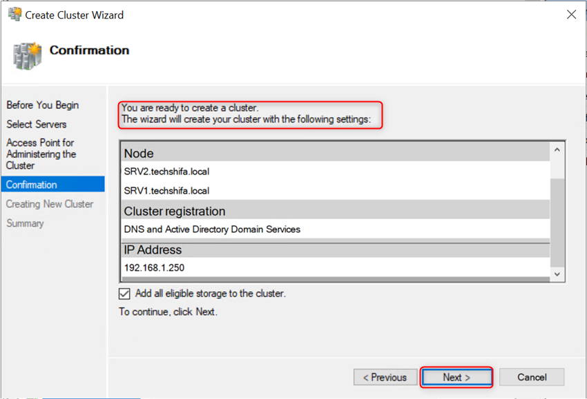 Install And Configure Two Node Failover Cluster Install And Configure Two Node Failover Cluster