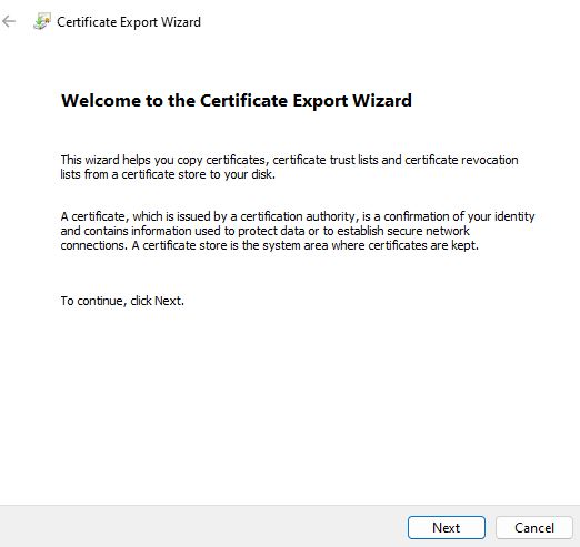 How to export .pfx certificate using Microsoft Management Console (MMC) How to export .pfx certificate using Microsoft Management Console (MMC)