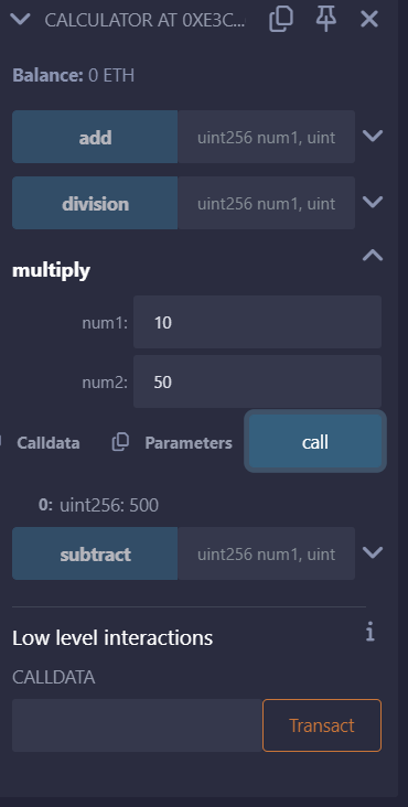 Build a Simple Calculator in Solidity