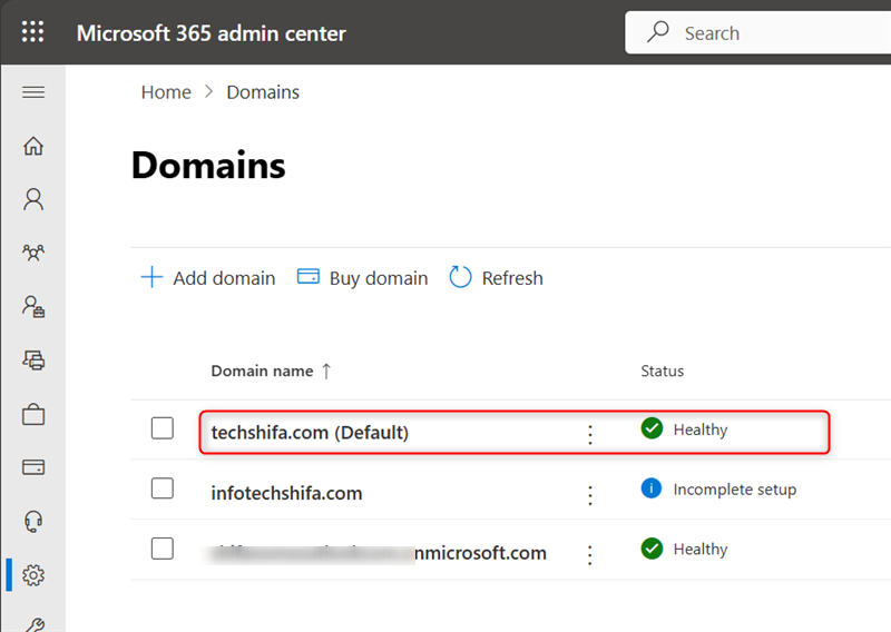 Setting Up Custom Domain in Microsoft 365 via Admin Center